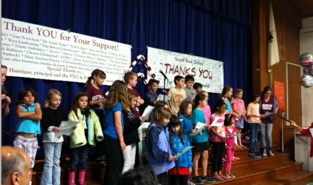 PHOTOS: South Row School Cuts Ribbon on Playground | Chelmsford, MA Patch
