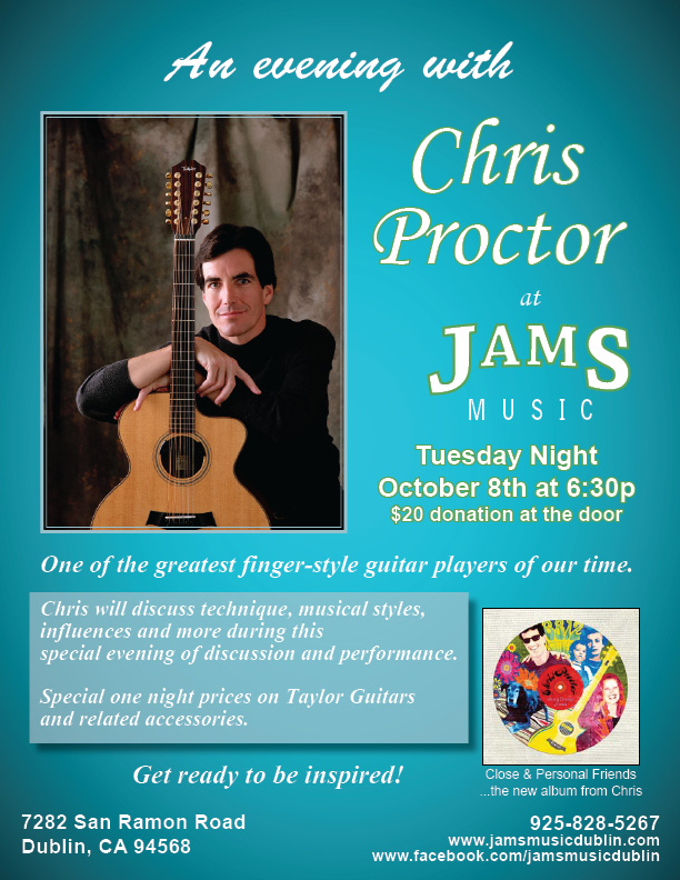 Chris Proctor Finger-Style Guitar Clinic | Dublin, CA Patch