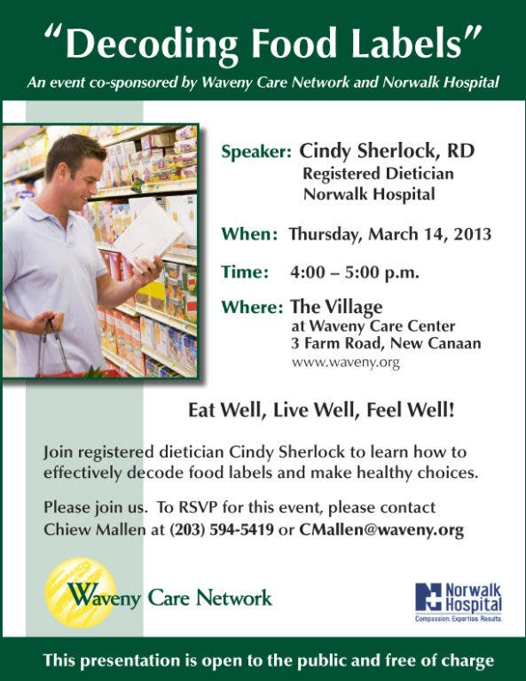 Decoding the Food Label | New Canaan, CT Patch