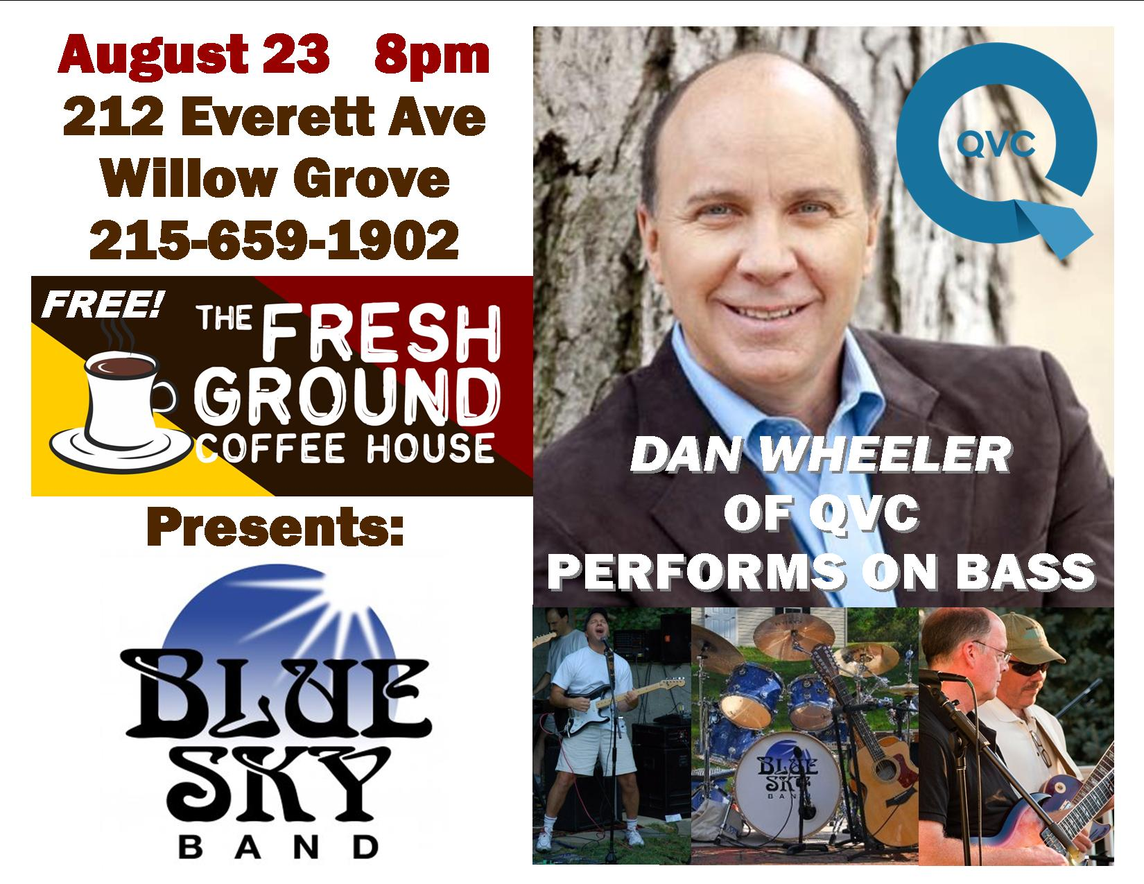 QVC Host Dan Wheeler, LIVE at FRESH GROUND! | Upper Moreland, PA Patch