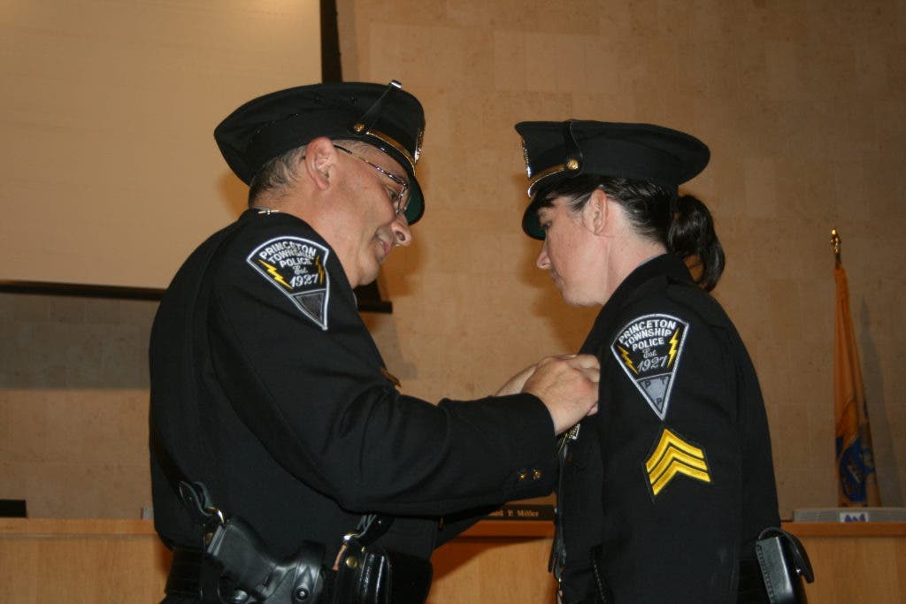 Princeton Township Promotes Five Police Officers | Princeton, NJ Patch