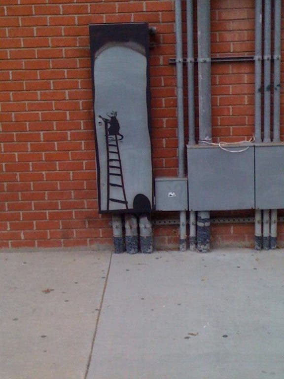 Banksy-Inspired Graffiti Hits RUHS | Redondo Beach, CA Patch