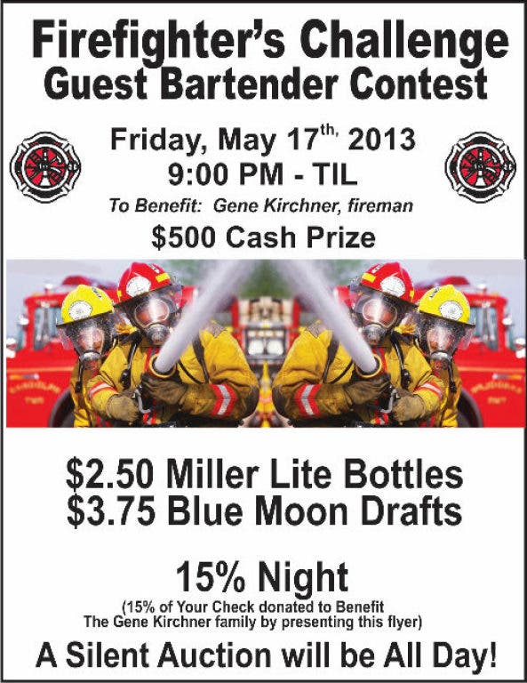 Guest Bartender Contest for Firefighters | Owings Mills, MD Patch