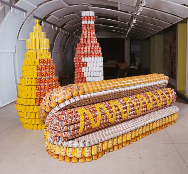 CANSTRUCTION - Giant Food Can Structures | Greenwich, CT Patch