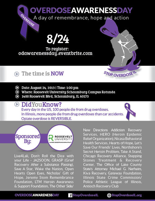 Stop Overdose IL - Overdose Awareness Day Rally & Vigil | Evergreen ...