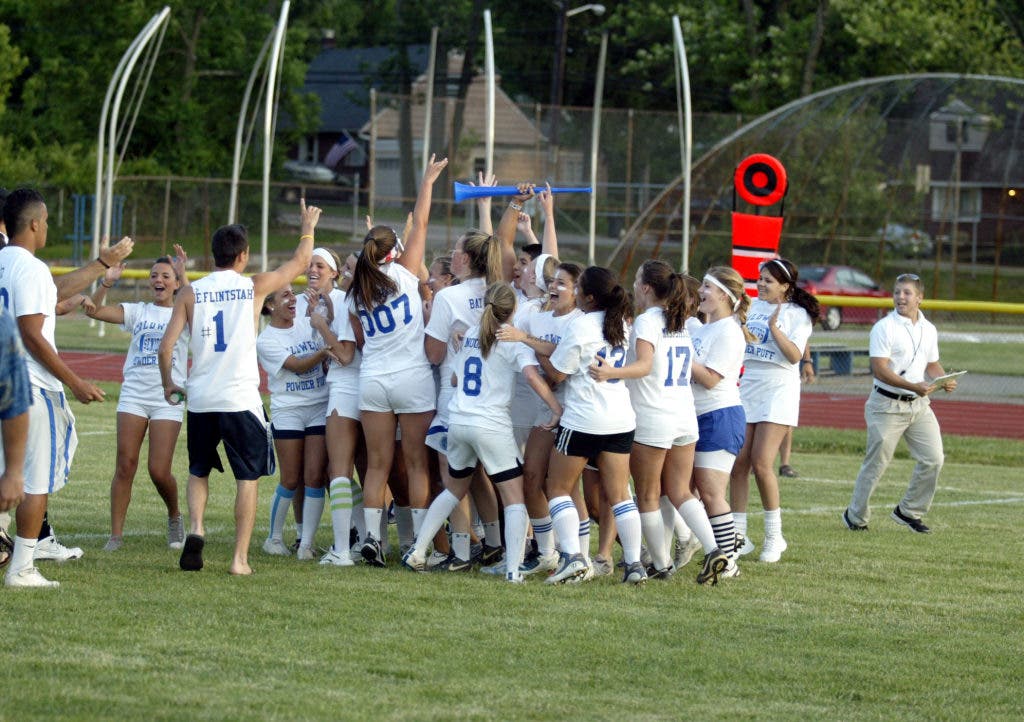 Senior Girls Face Off in Powder Puff Football Game | Caldwells, NJ Patch