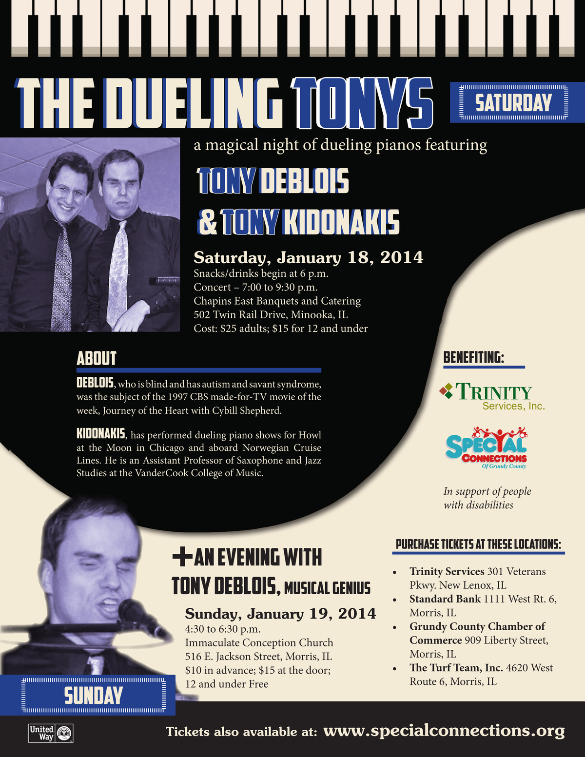 An Evening with Tony DeBlois, Musical Genius | New Lenox, IL Patch