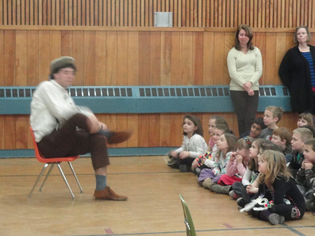 PHOTOS: 'Abe Lincoln' Visits Heath Brook School | Tewksbury, MA Patch