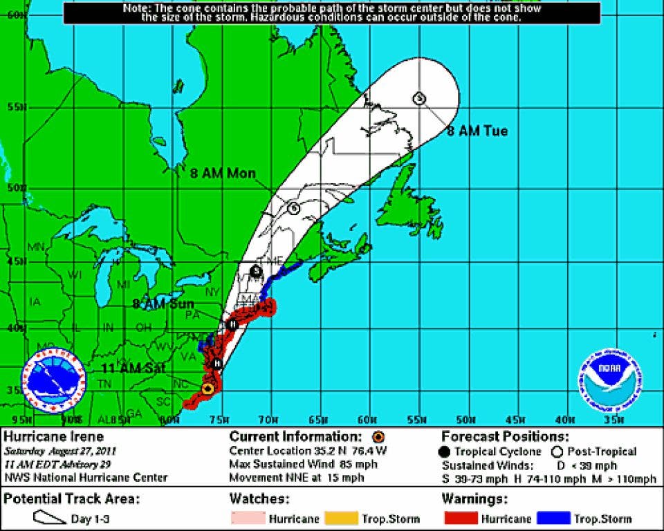 Hurricane Irene: Recapping Friday's Coverage | Levittown, NY Patch