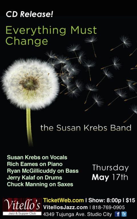 Upstairs at Vitello's Presents The Susan Krebs Band: CD Release Party ...
