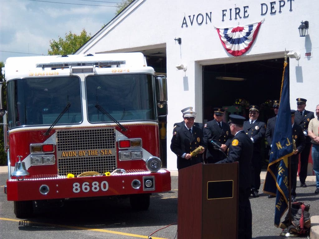 Avon Welcomes New Fire Engine with Celebration | Manasquan, NJ Patch