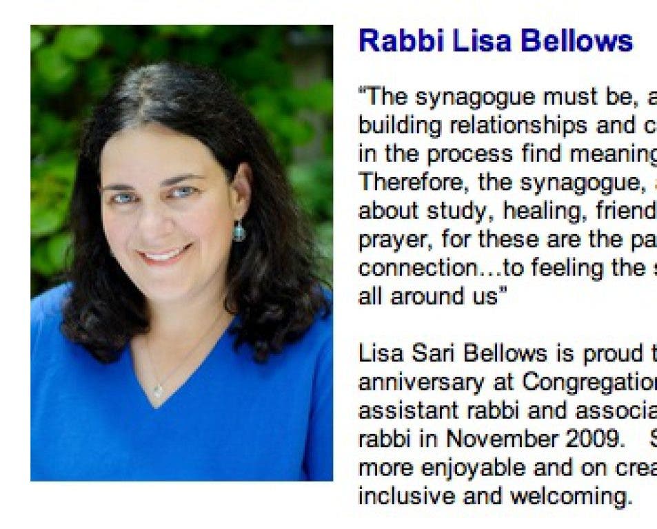 Rabbi Bellows Chosen for Rabbis Without Borders Fellowship | Buffalo ...