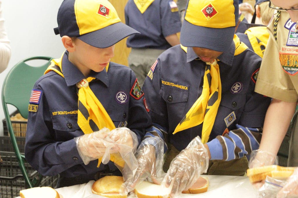 Cub Scout Den Bags Lunches For Charity | New City, NY Patch