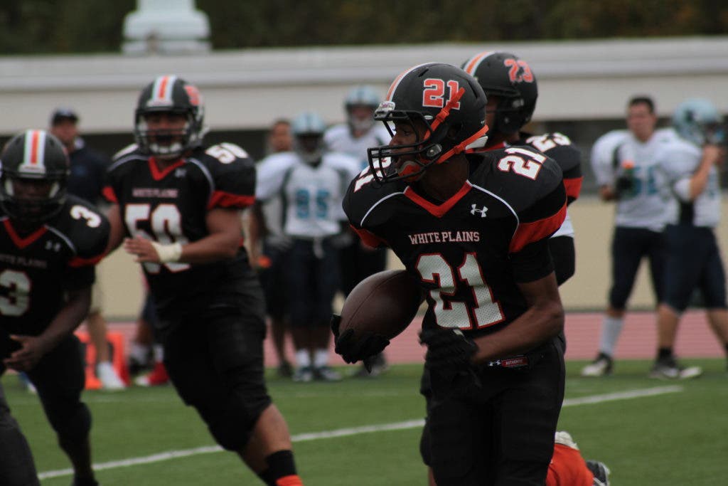 John Jay Football Holds On Against White Plains | White Plains, NY Patch