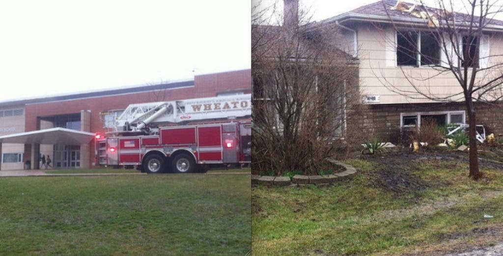 Fires at Wheaton North, Vacant House Unrelated: Fire Department ...