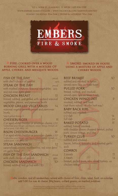 Grand Opening: Embers Fire & Smoke Restaurant Fills the Need for ...