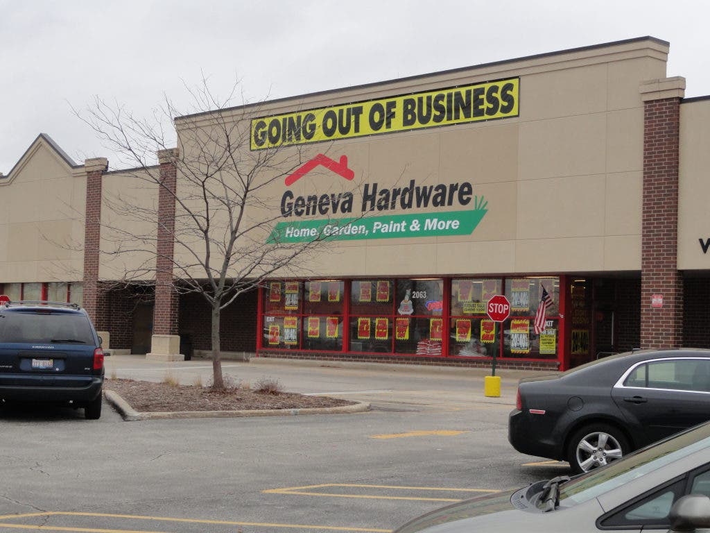 Geneva Hardware Re-Opens for Holiday Liquidation Sales | Geneva, IL Patch