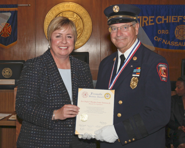 Mineola Fire Dept. Ex-Chief Receives 2013 Hempstead Firematic Award ...