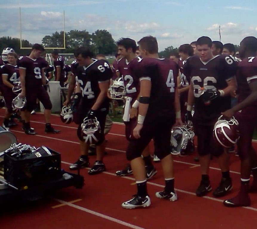 Photos: Colonials Bask in Football Victory | Morristown, NJ Patch