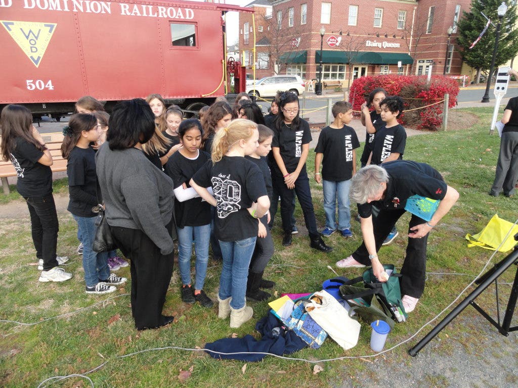 Waples Mill Students Use Herndon Caboose as Video Backdrop | Herndon ...