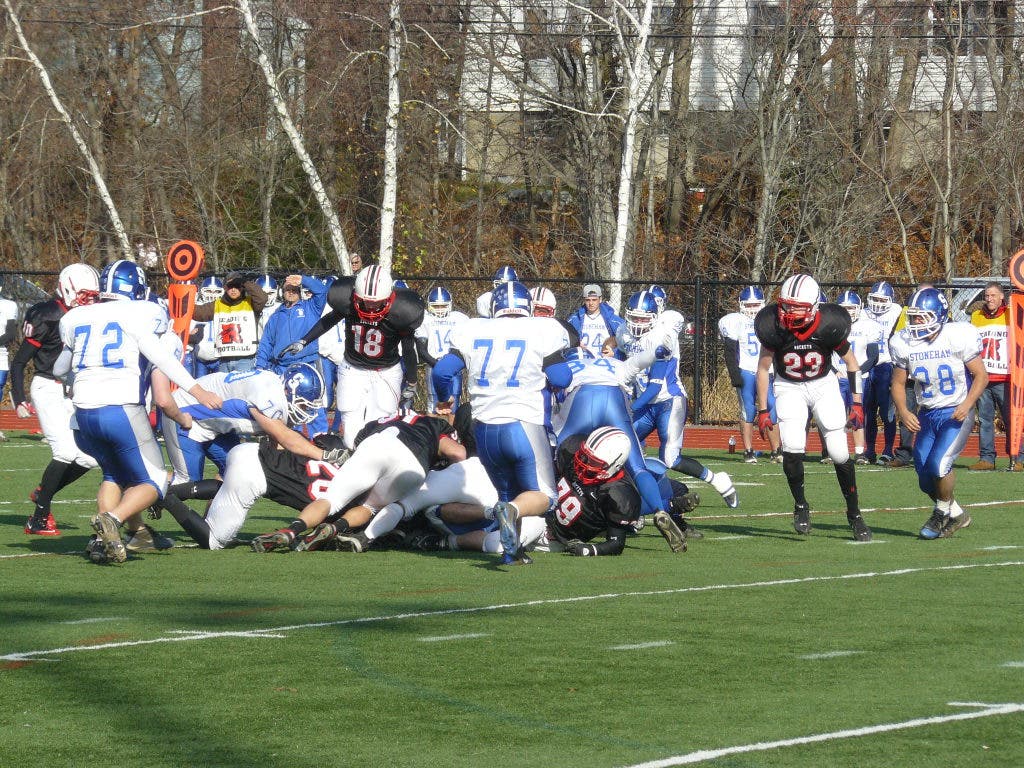 PHOTOS: Stoneham Football Falls to Reading in Thanksgiving Day Game ...