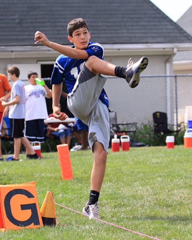 Local Atletes Compete in Punt-Pass-Kick Competition | Hillsborough, NJ ...