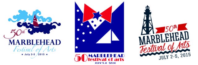 You Pick: Marblehead Festival of Arts Logo Choices Down to Three for ...