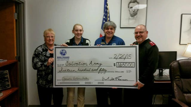 Pasco County Tax Collector's Office Raises $1650 for Salvation Army ...