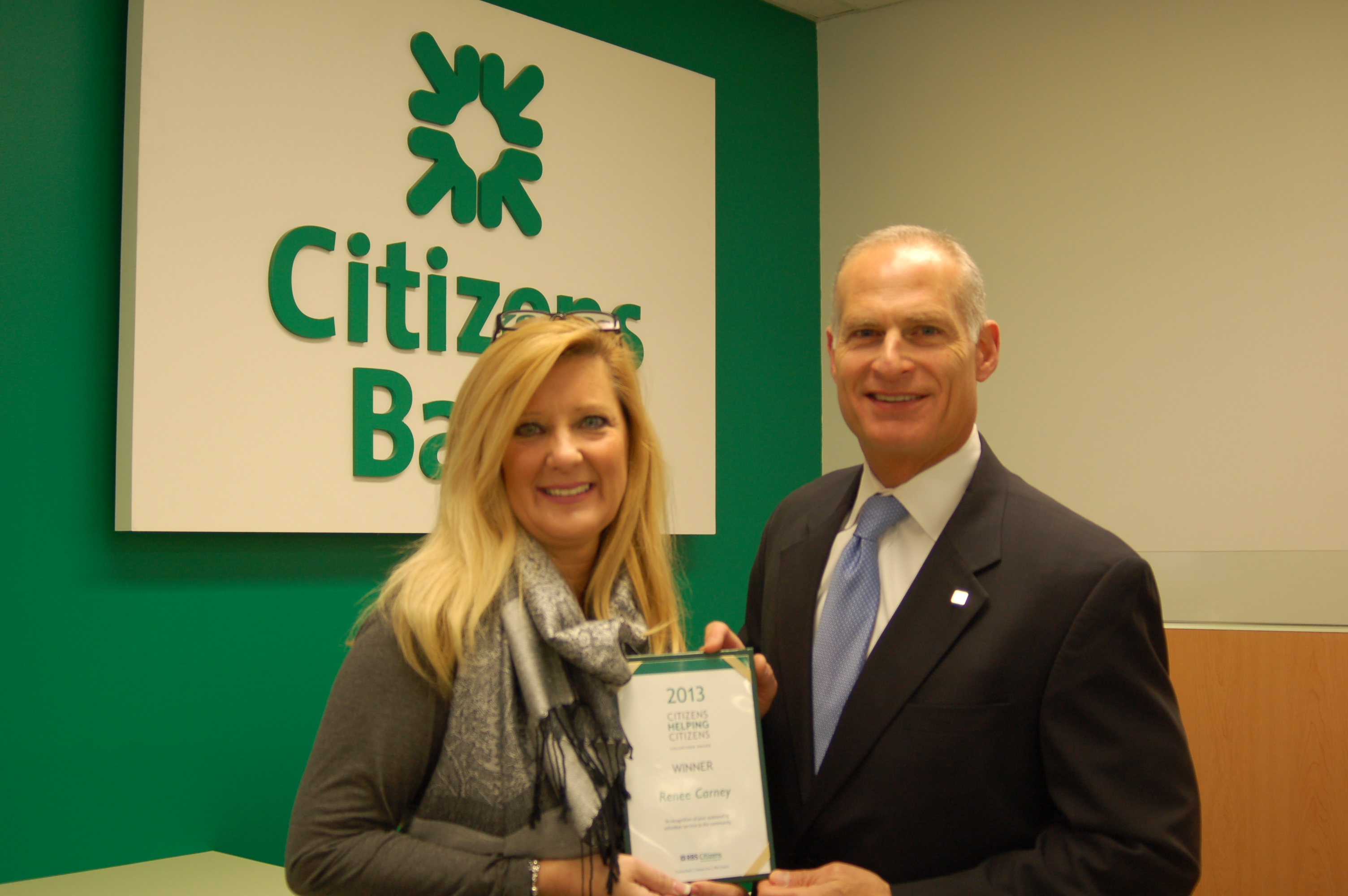 Volunteer Award presented to Nashua Resident Renee Carney | Nashua, NH ...