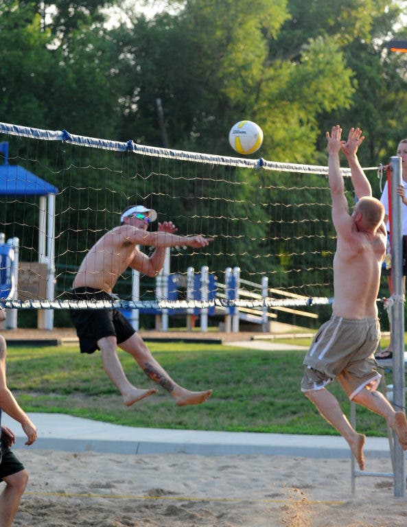 Sports Photo Gallery: Hurricane Ditka Kicks Sand (Volleyball) on Bumpin ...