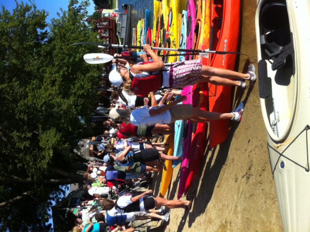 PHOTOS: Racers Have a Ball at Floating Zucchini Kayak Relay | Palatine ...
