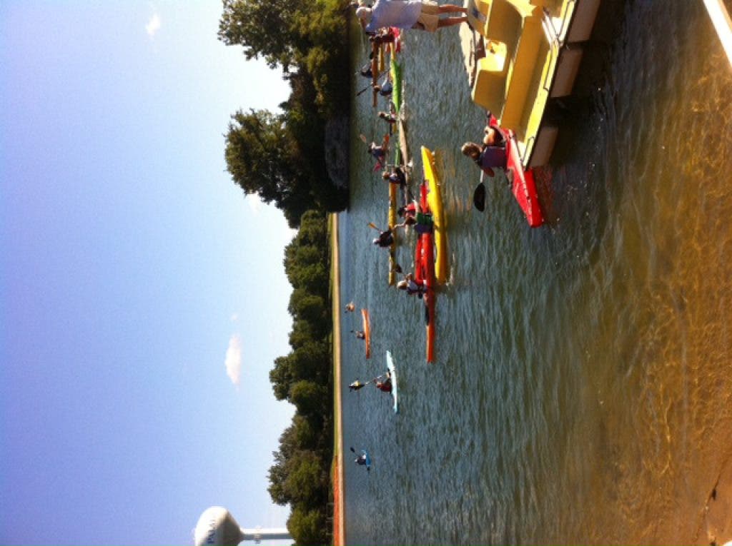 PHOTOS: Racers Have a Ball at Floating Zucchini Kayak Relay | Palatine ...
