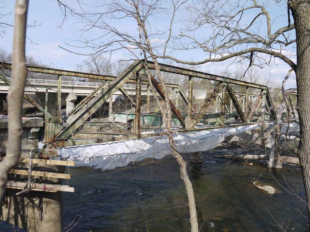 Old Route 7 Bridge Stripped to Its Girders | Ashburn, VA Patch