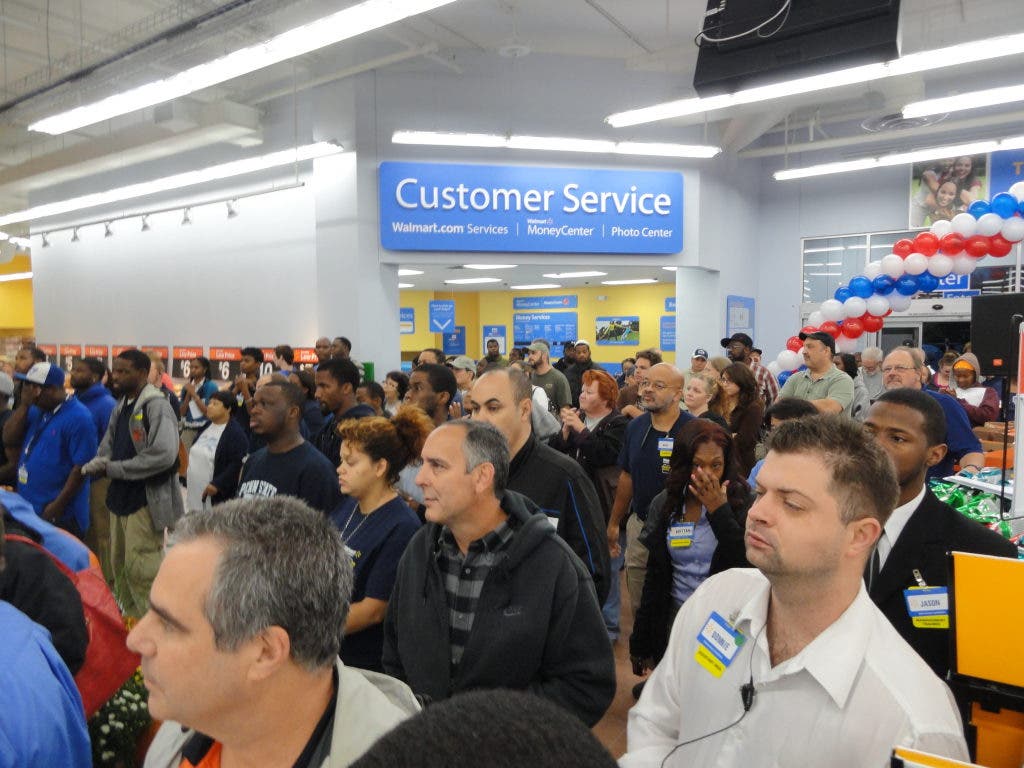 Crowd Shows for Springfield/Marple Walmart Opening | Springfield, PA Patch