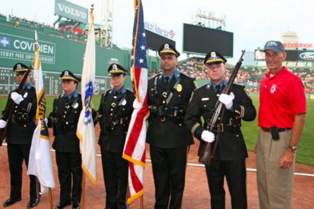 PHOTOS: Wakefield Police Honor Guard at Fenway Park | Wakefield, MA Patch