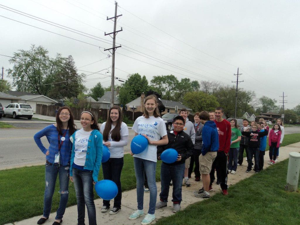 OLHMS Students 'Walk for Wishes' | Oak Lawn, IL Patch