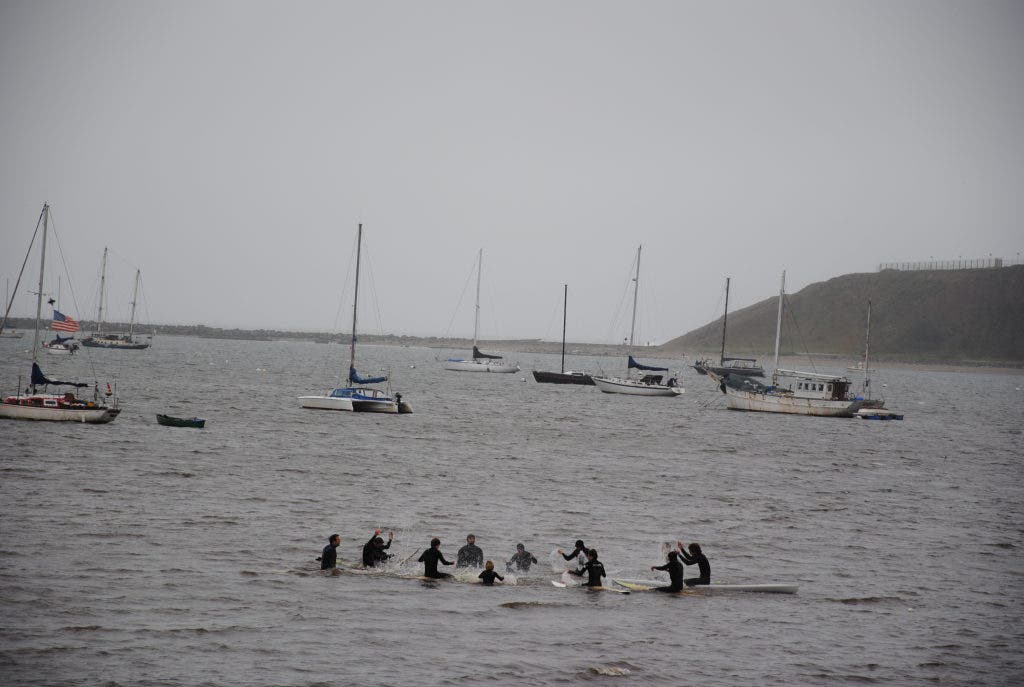 Family, Surfers Gather for Sion Milosky Paddle Out Memorial in Half ...
