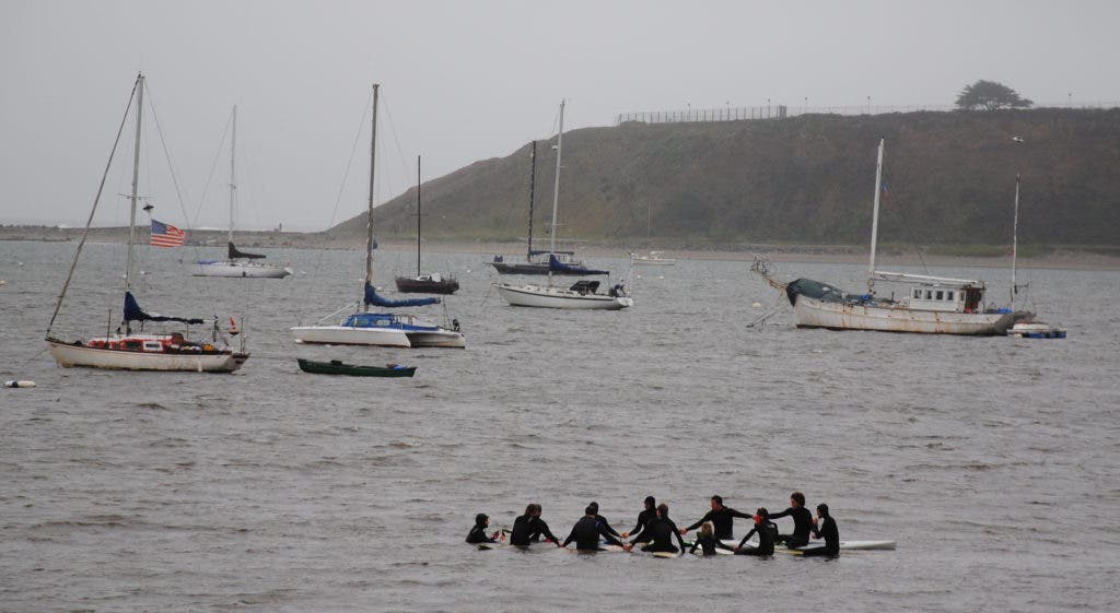Family, Surfers Gather for Sion Milosky Paddle Out Memorial in Half ...