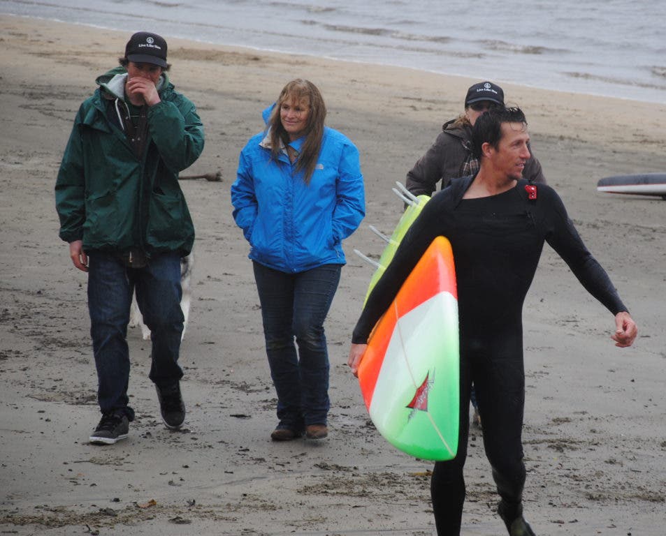 Family, Surfers Gather for Sion Milosky Paddle Out Memorial in Half ...