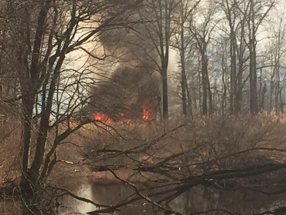 Brush Fire Near Rt. 10 In Hanover Twp. Seen For Miles | East Hanover ...