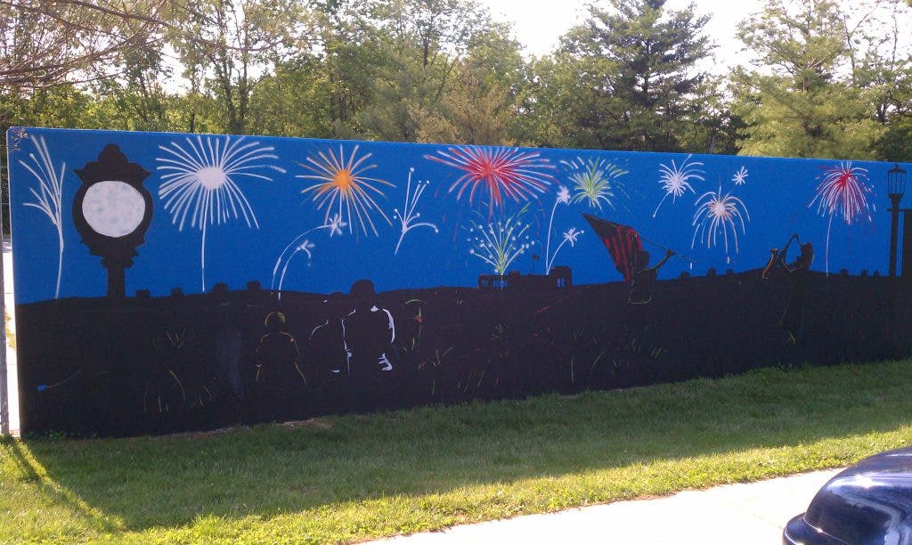 Catonsville Middle School Students Work on Mural | Catonsville, MD Patch
