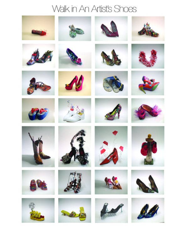 Walk in an Artist's Shoes at ICB Gallery 111 | Mill Valley, CA Patch