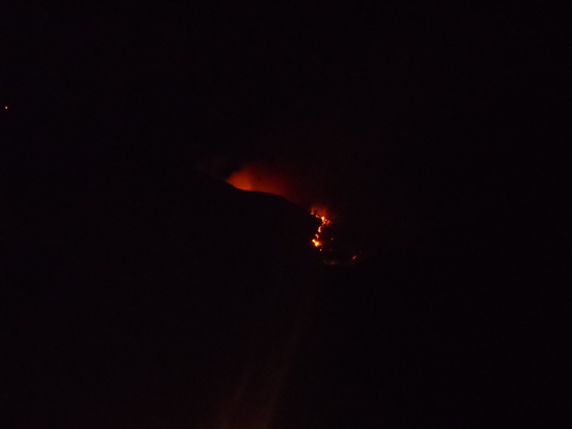 Mt. Diablo Fire at Midnight from Dublin | Dublin, CA Patch