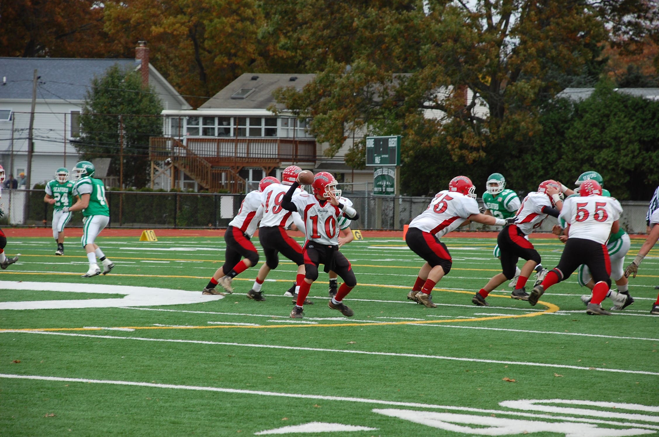 Mustangs Fall in First Round to Undefeated Seaford | Mineola, NY Patch