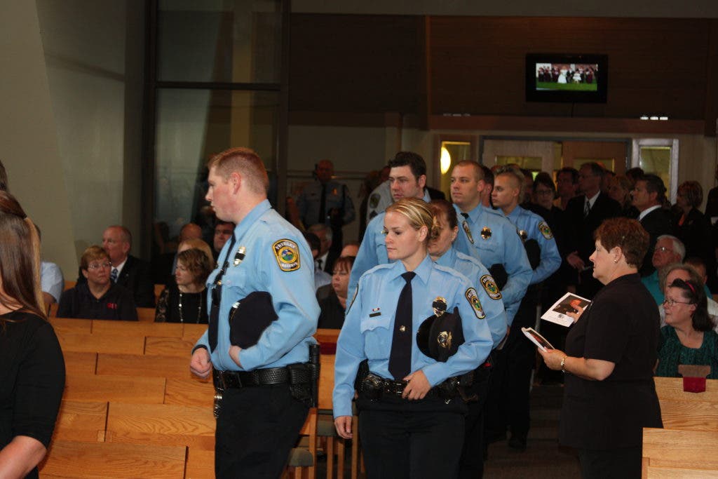 PHOTOS: Funeral for Fridley Police Officer Barry Pankonin of Plymouth ...