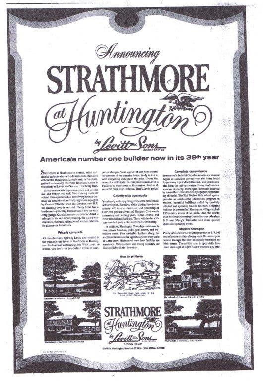 Part 1: Huntington's Very Own Levitt Houses: Strathmore at Huntington ...