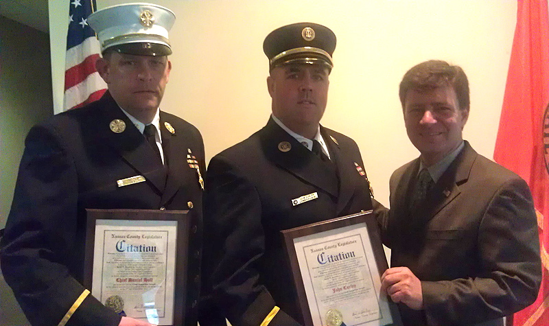 Bellmore Firefighter Honored for Saving Life | Bellmore, NY Patch