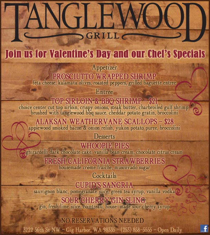 Welcome Changes at the Tanglewood Grill | Gig Harbor, WA Patch