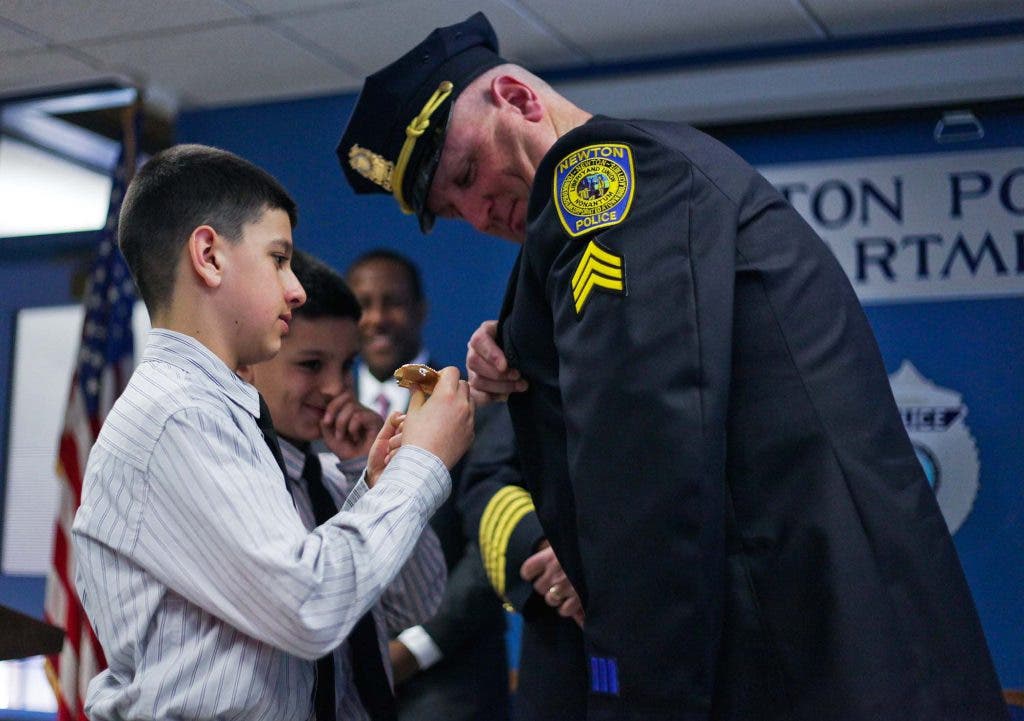 Photo/Video Gallery: Newton Police Honor Promoted Officers | Newton, MA ...