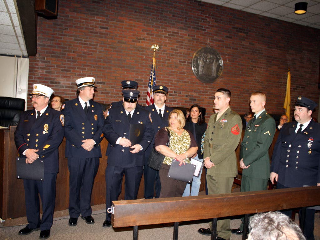 Fire Department Makes Donation to Honor Veterans | Paramus, NJ Patch